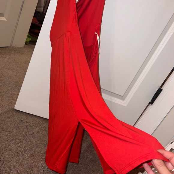 Fashion Nova | Dresses | Sexy Red Cowl Neck Dress | Poshmark